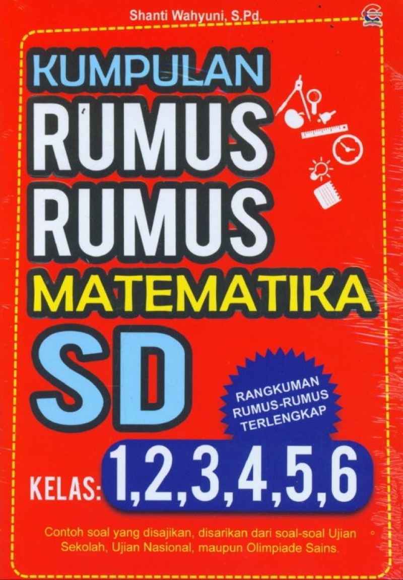 Promo Original Kumpulan Rumus - Rumus Matematika Sd Kelas 1,2,3,4,5,6 ...