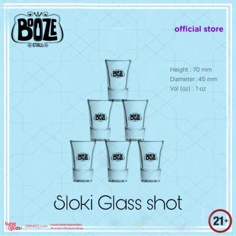 Jual Sloki Glass Gelas Shot Booze Stall di Seller Booze Stall Official ...