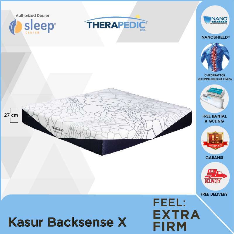 Jual SLEEP CENTER THERAPEDIC Backsense X Mattress - NEW di Seller Sleep ...