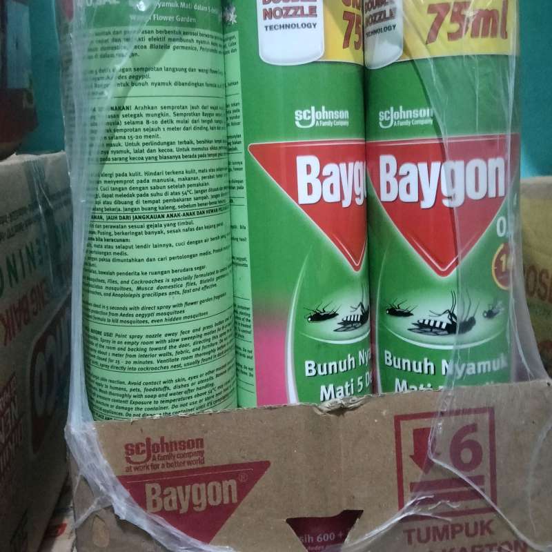 Jual Baygon Aerosol Spray Pembasmi Serangga Nyamuk Kecoa Lalat Semut ...
