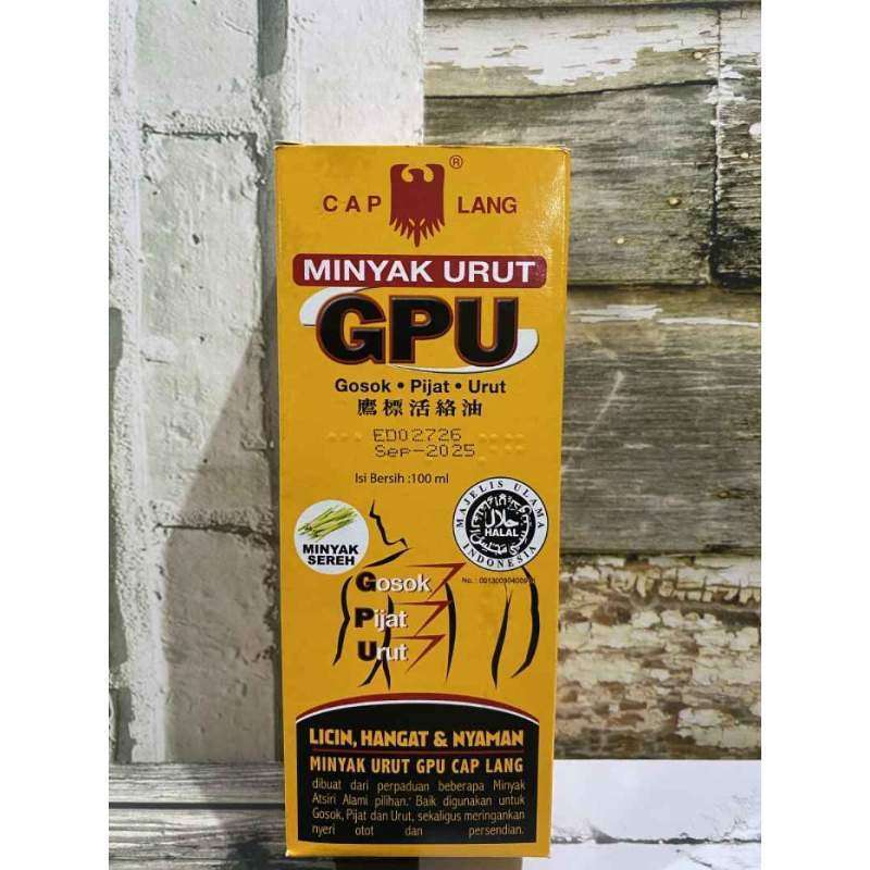 Jual minyak urut gpu 100ml di Seller DELAROSA OCES - Bali Mester, Kota ...