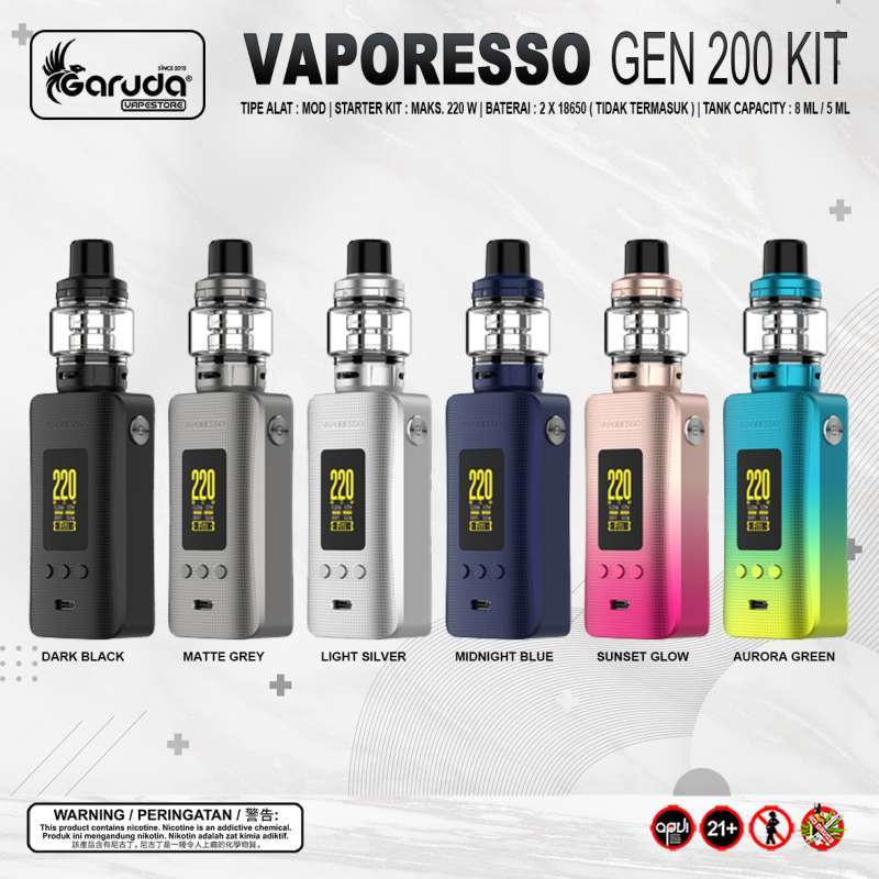Jual Gen 200 Mod Kit by Vaporesso 100% Authentic - SUNSET GLOW di ...