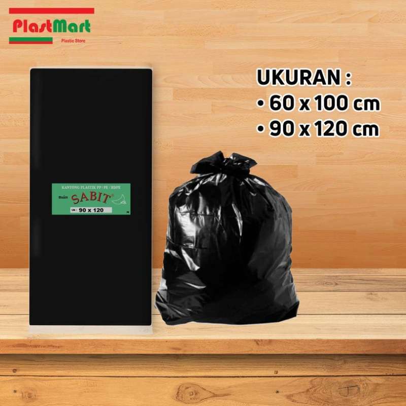 Promo Kantong Plastik Sampah HD Sabit Hitam - 90 X 120 Cm Diskon 2% di ...