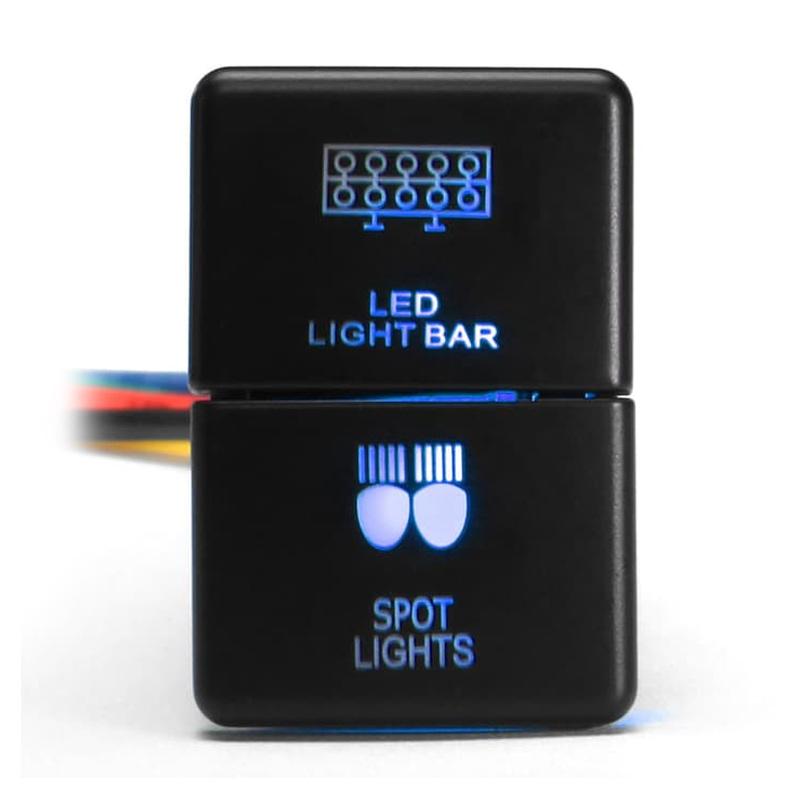 Jual OEM LED Light Bar & Spot Light Saklar Mobil for Toyota Fortuner ...