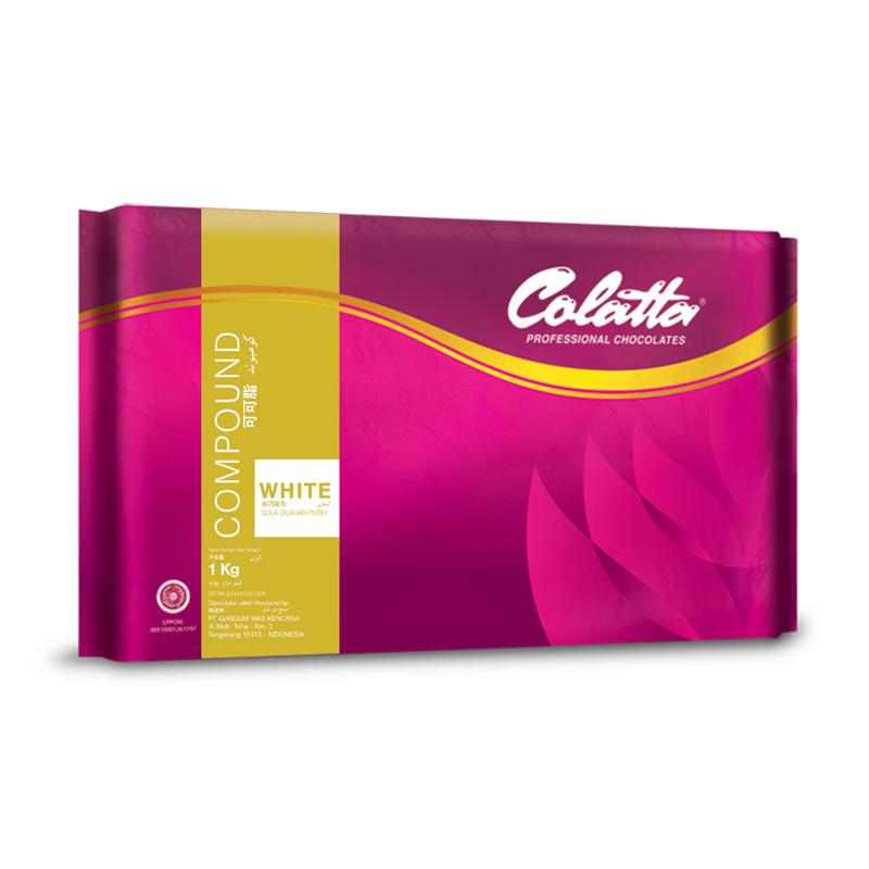 Jual COLATTA Professional Chocolates White Compound 1 KG Cokelat Putih ...