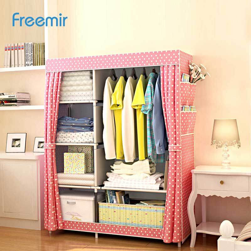 Jual Freemir Lemari Pakaian/Lemari Portable 6kolom/Lemari Pakaian ...