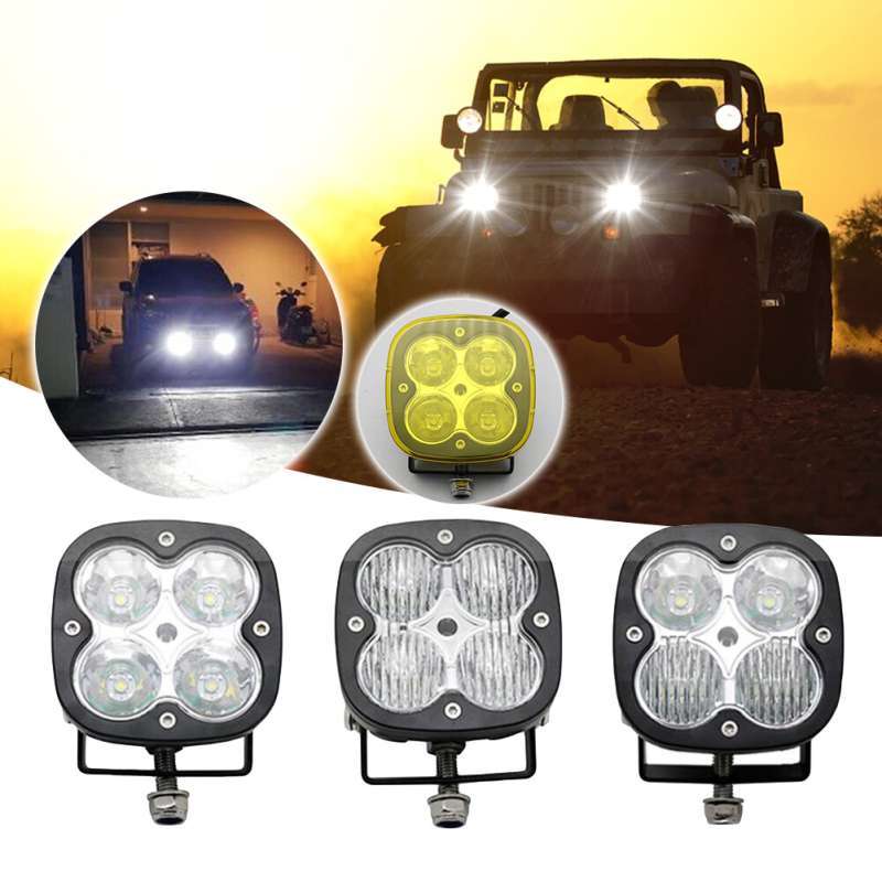 Promo MALOOS Lampu Sorot Gabungan LED. 40W 2 Inci 2 Dalam 1 Spot Lampu ...