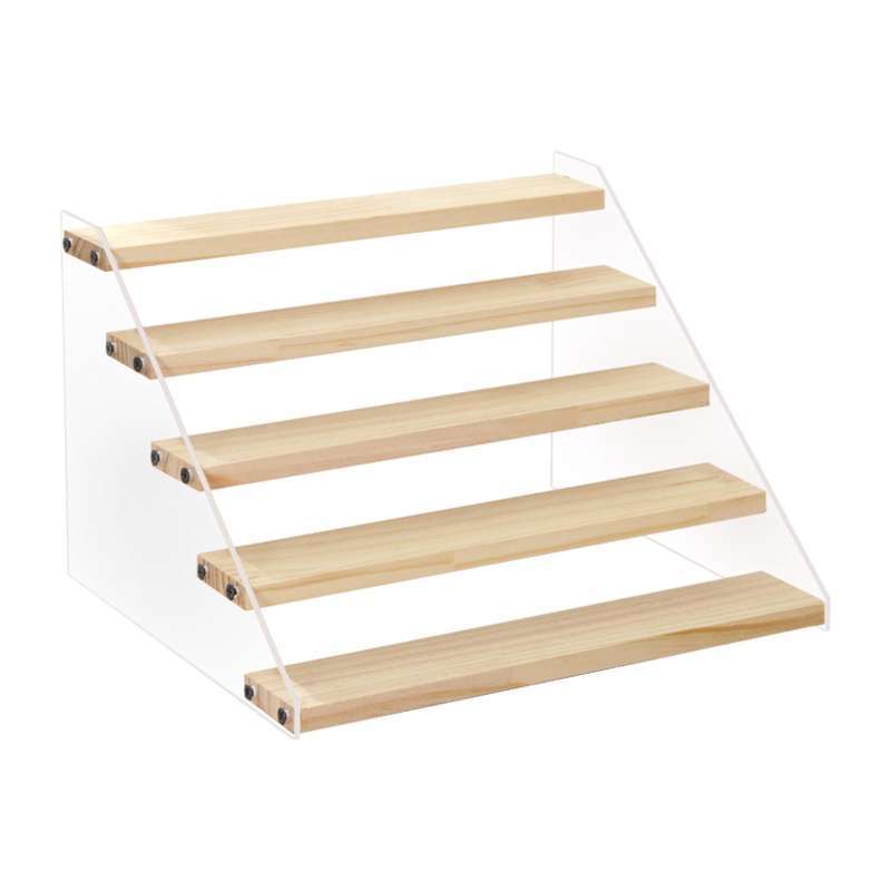 Promo Stepped Acrylic Display Shelf Display for Figures Toys Five Tiers ...