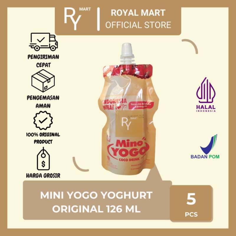 Jual Mini Yogo Minuman Jelly Yoghurt Original 126ml x 5's di Seller ...