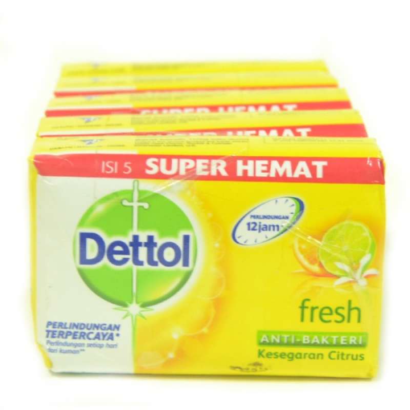 Promo Dettol Sabun Bar Isi5 Fresh 100Gr Diskon 8% di Seller Suzuya ...