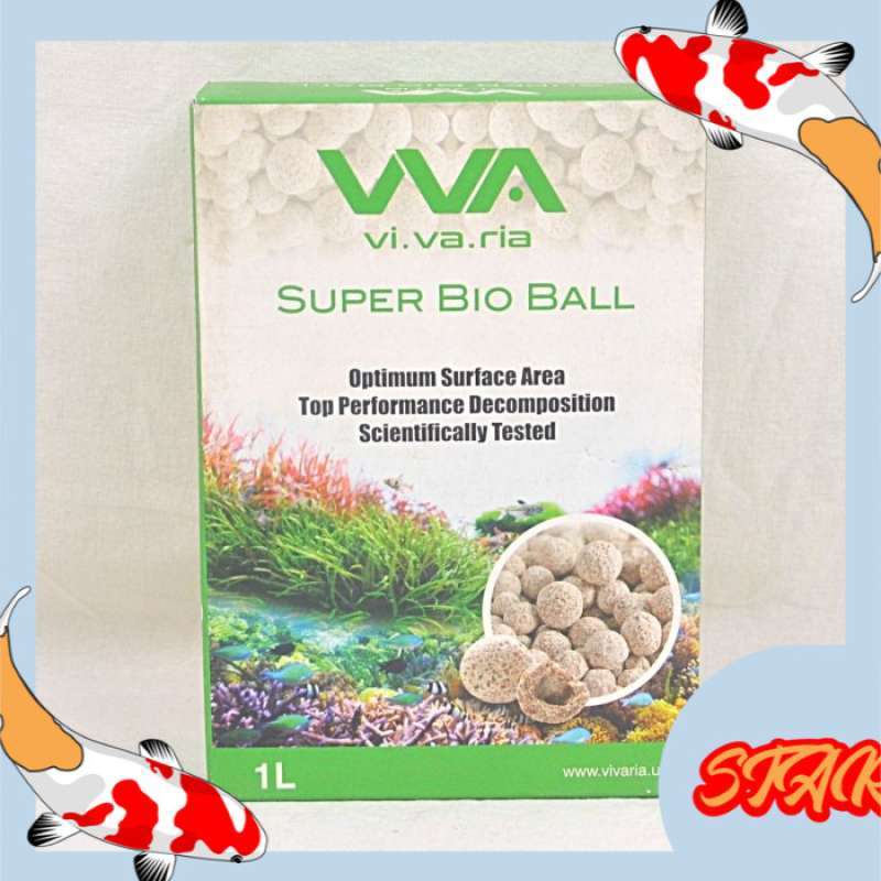 Jual Media Filter VIVARIA VI VA RIA SUPER BIO BALL 1 L 1 LITER di ...