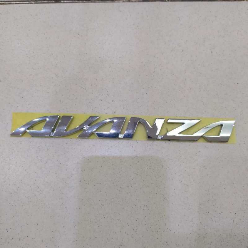 Jual Emblem avanza emblem logo tulisan avanza chrome emblem pintu ...