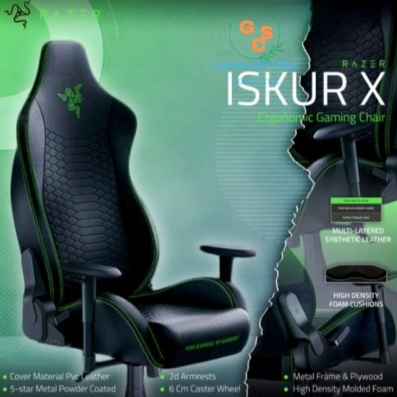 Jual Razer Iskur X Ergonomic Kursi Gaming - Gaming Chair di Seller ...