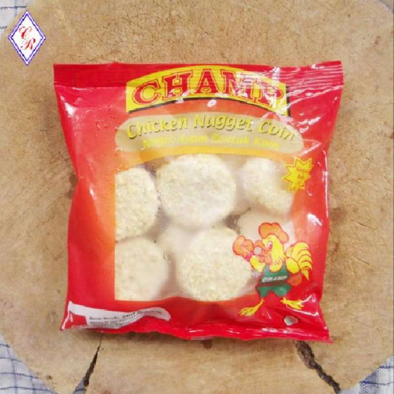 Jual Chicken Nugget Coin Champ 200gr Naget Ayam Berbentuk Koin di ...