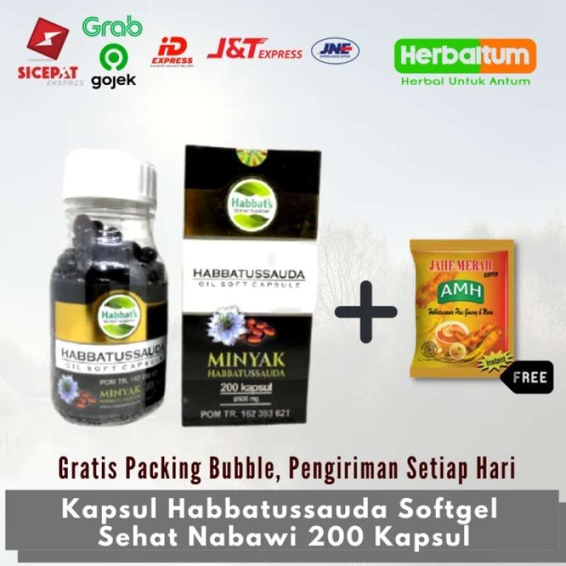 Jual HABBATUS SAUDA UNTUK PROMIL / HABBATS SEHAT NABAWI SOFTGEL 200 ...