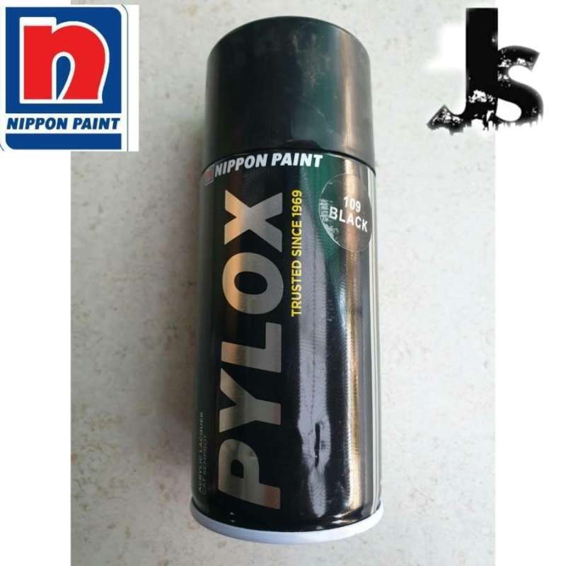 Jual Cat Semprot Pylox Pilox Pilok Nippon Paint Warna Black 109 di ...