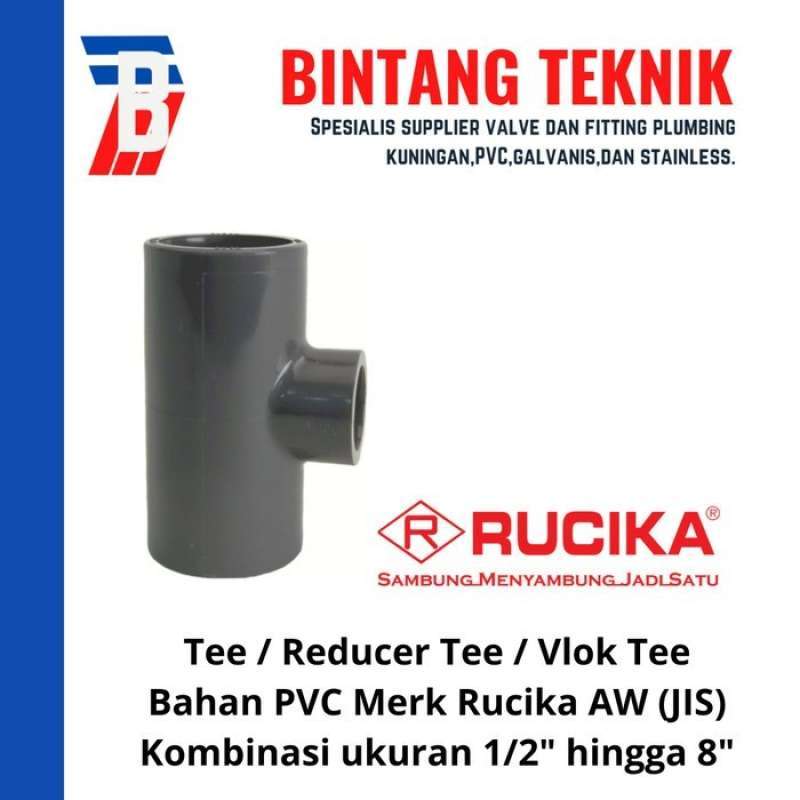 Jual Tee 8 Inch Pvc Rucika Aw Di Seller Toko Bintang-teknik - Mangga ...
