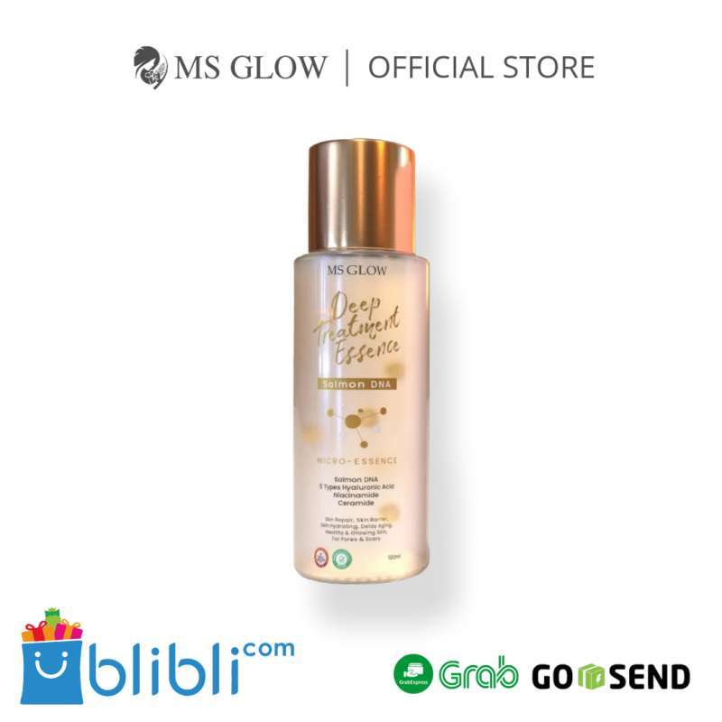 Promo Ms Glow Deep Treatment Essence Salmon Dna Dte Original Diskon 10% ...