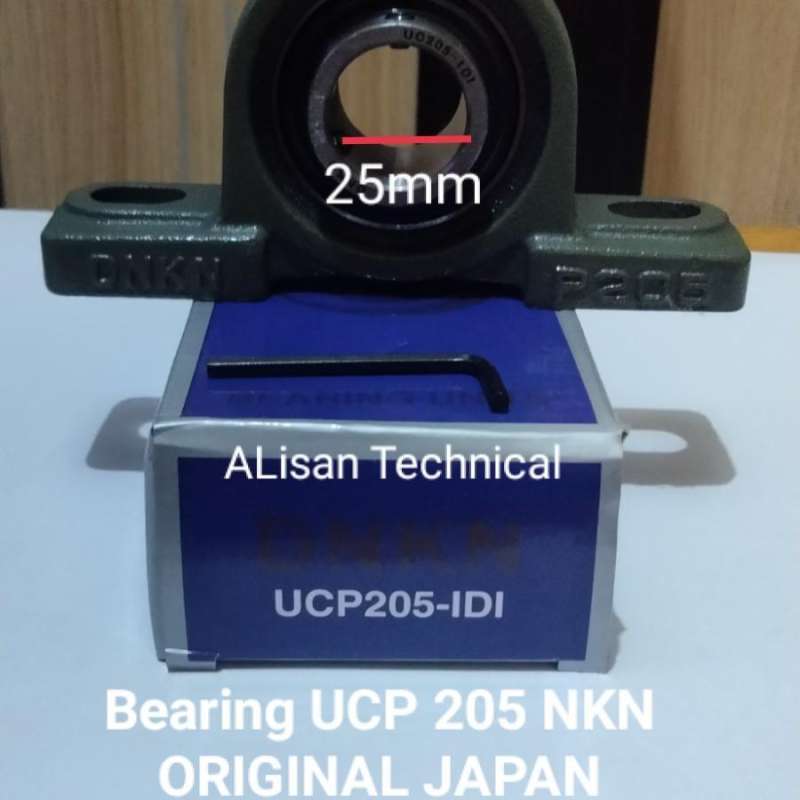 Jual Bearing blok bearing UCP 205 AS 25mm NKN ORIGINAL JAPAN di Seller ALisan Technical ...