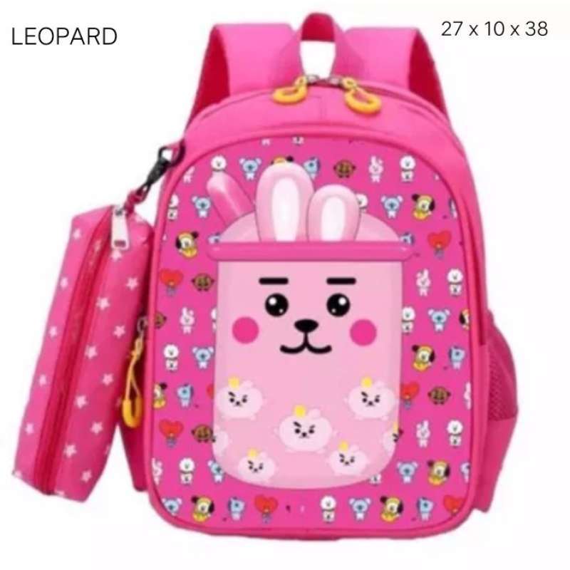 Jual BARAJUA B1325 -BOBA Tas Ransel Sekolah Anak Perempuan TK SD PAUD BONUS TEMPAT PENSIL ...