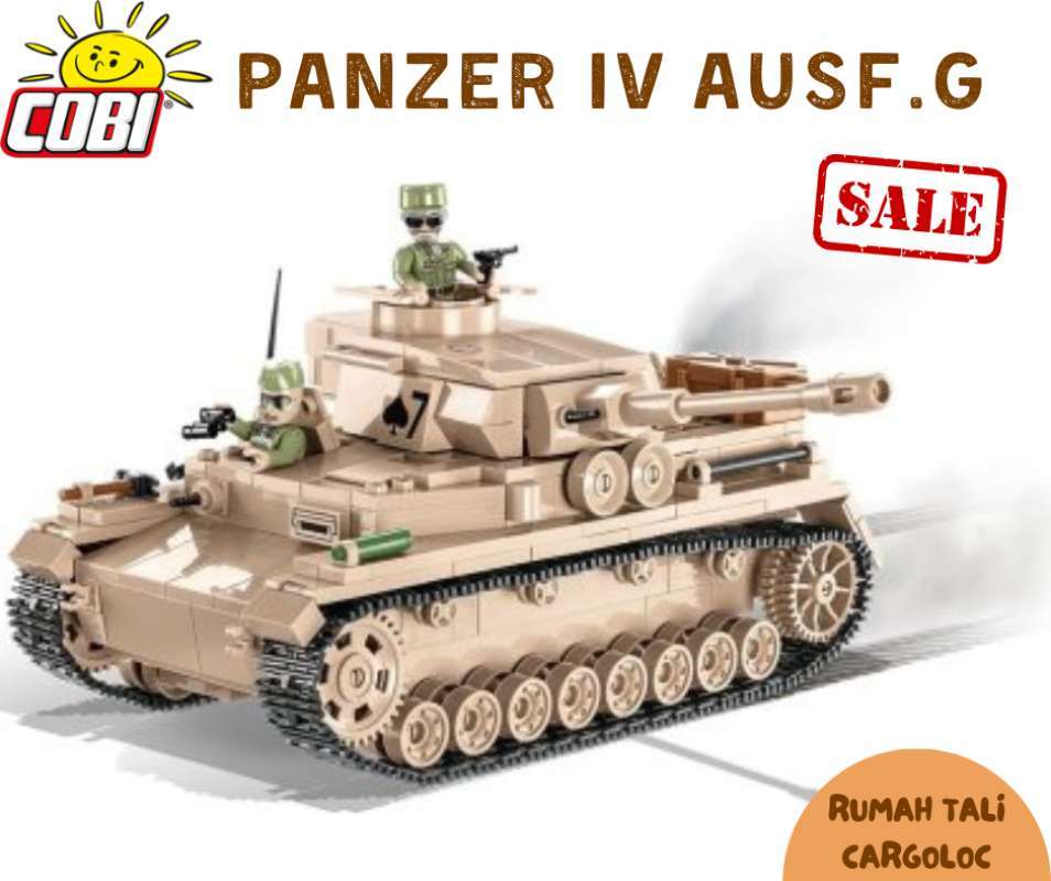 Jual Mainan Motorik Anak Bricks COBI PANZER IV AUSF.G di Seller Main ...