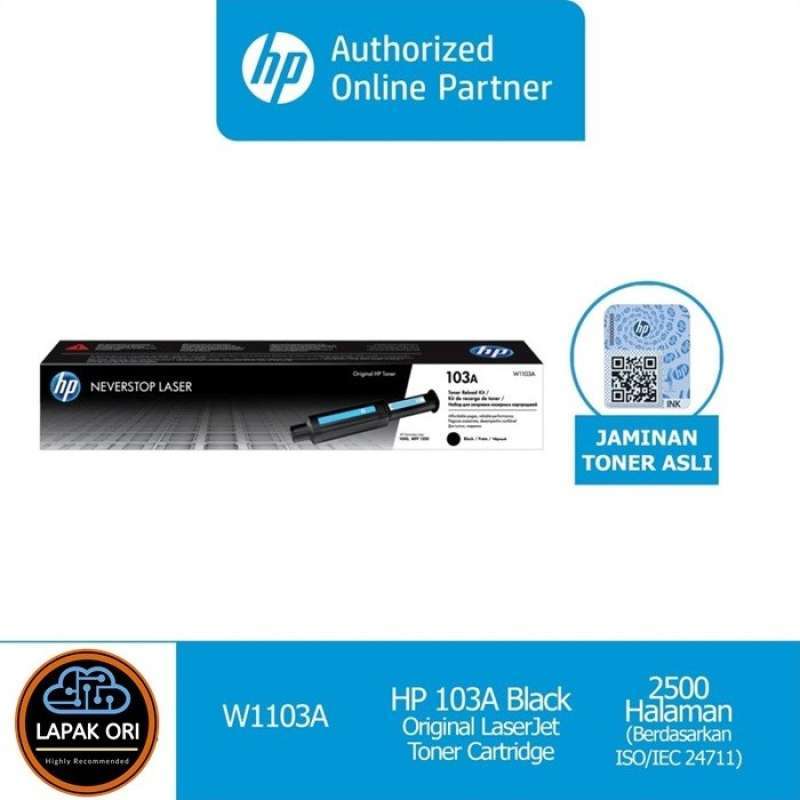 Promo Hp Toner 103A Neverstop Laser Toner Reload Kit 103 A - Hitam ...