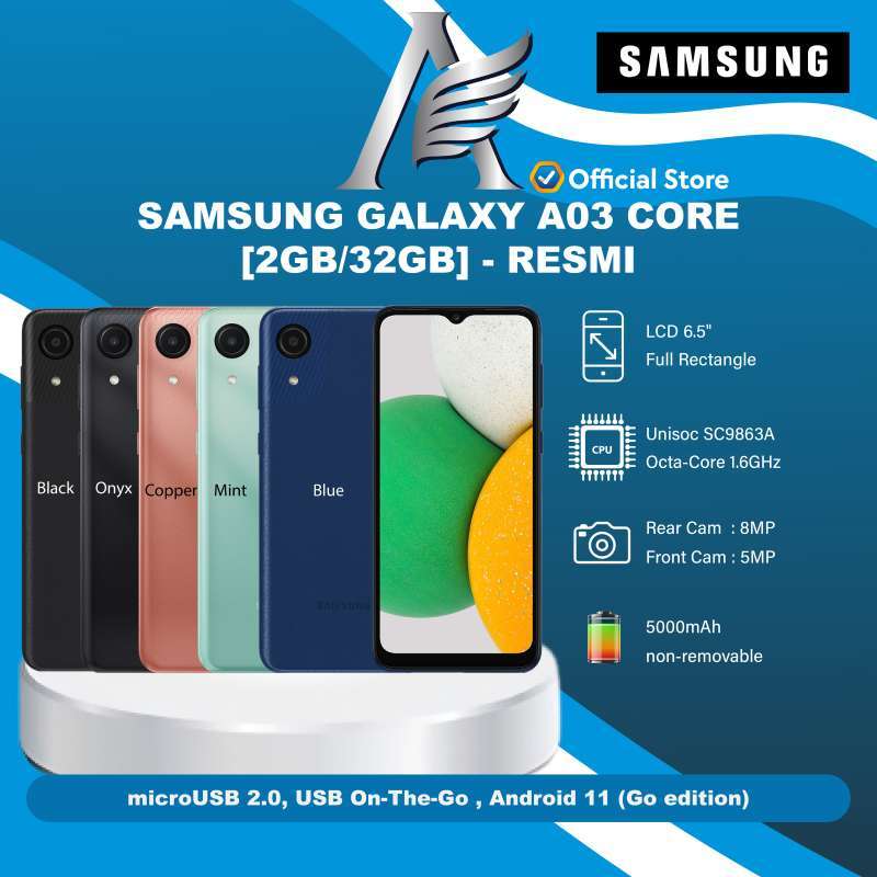 Promo Samsung Galaxy A03 Core 2/32 GB Garansi Resmi Diskon 12% di ...
