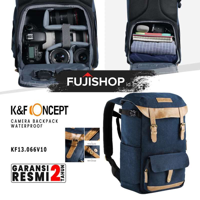 Promo Knf K&f Concept Camera Backpack Waterproof Tas Travel Kamera Diskon 10% Di Seller Fuji ...