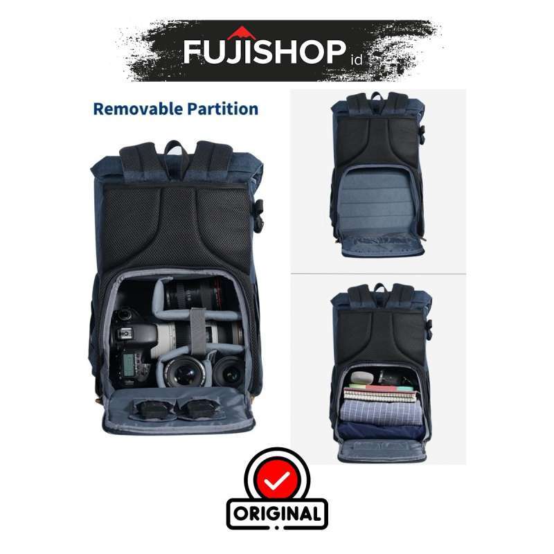 Promo Knf K&f Concept Camera Backpack Waterproof Tas Travel Kamera ...