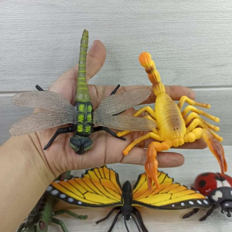 Promo Mainan Hewan Serangga Besar Isi 6 Untuk Edukasi Diskon 22% Di ...