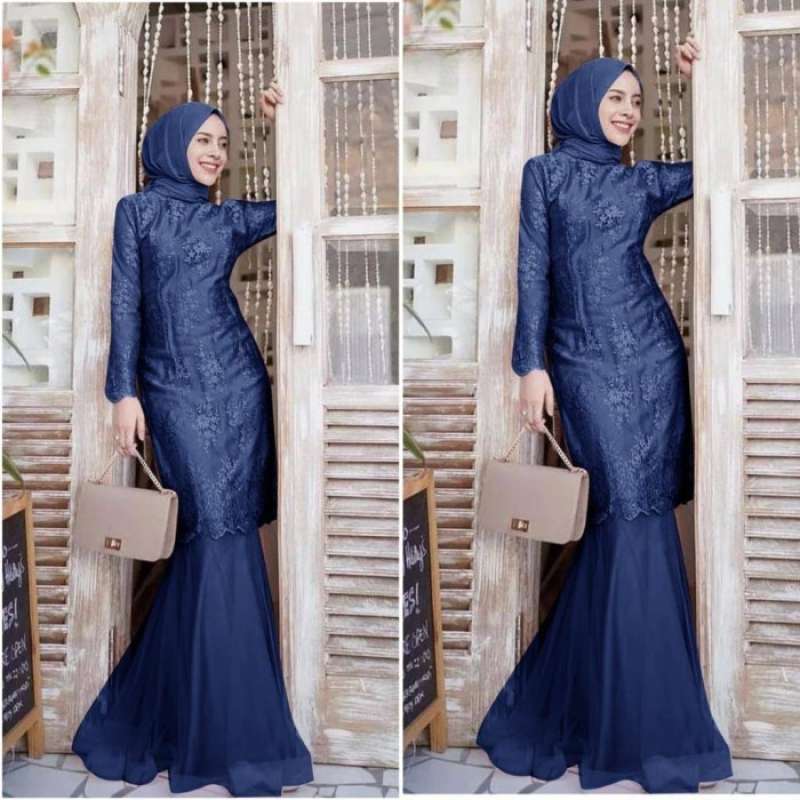 Jual Maxi Dress Wanita Tile Moscrepe Gaun Pesta Modern Baju Kondangan ...