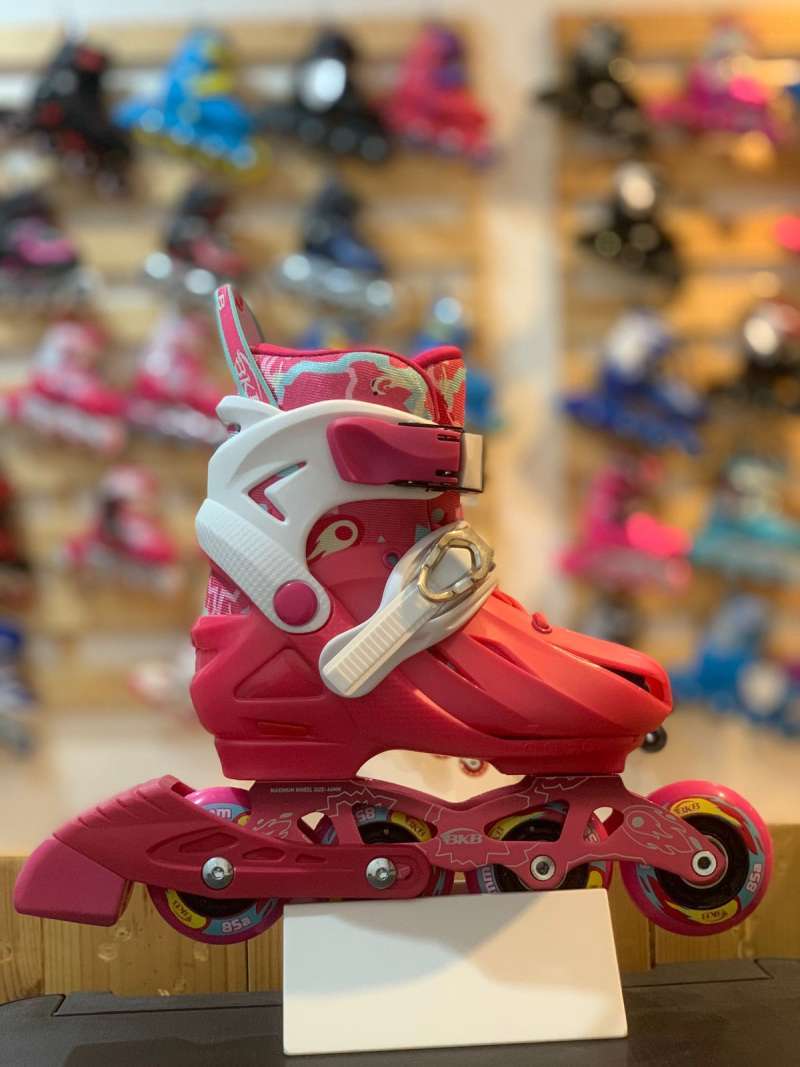 Jual Sepatu Roda Anak Inline Skate Pemula Flying Eagle K8 Pink di ...