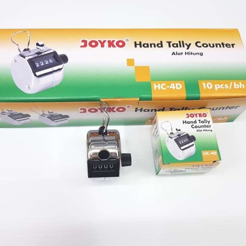 Jual [ PACK ] Hand Tally Counter / Alat Hitung Dzikir - Joyko HC-4D ...