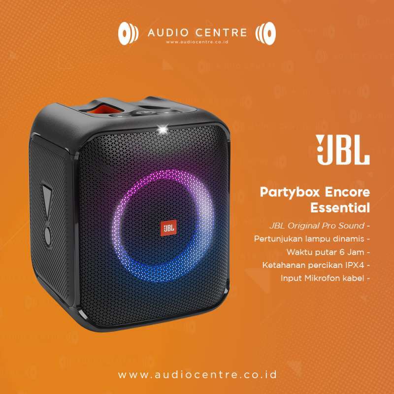 Promo JBL PartyBox Encore Essential 100W Sound Built-in Dynamic Light Show Diskon 8% di Seller ...