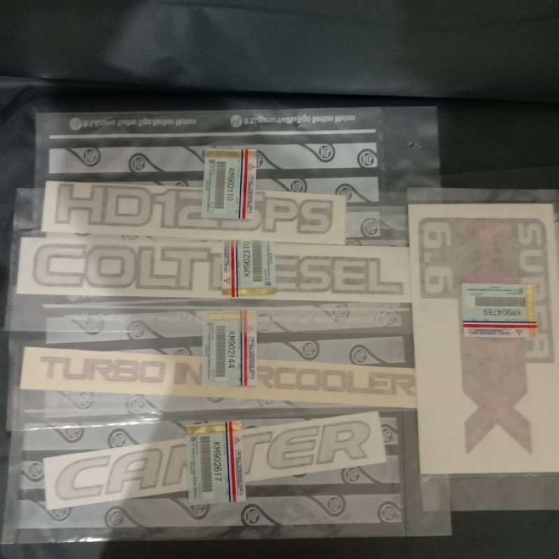Promo STIKER MITSUBISHI CANTER HD 125 PS SUPER HDX 6.6 SET Diskon 15% ...