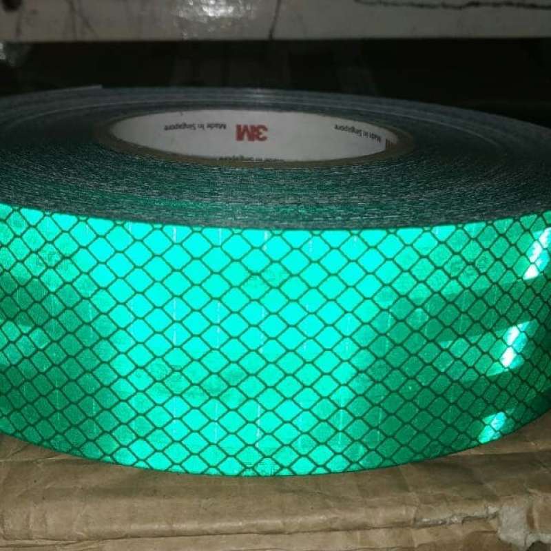 Promo 3m sticker reflective tape EGP hijau 48mm x 45 meter-stiker ...