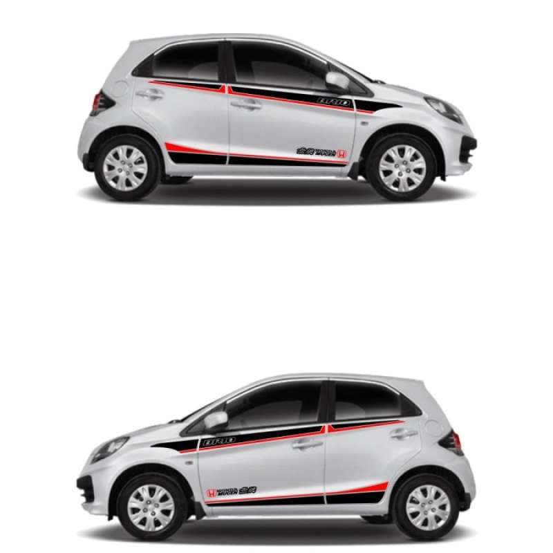 Jual Sticker Body Stripe Honda Brio Mugen Kanji 001 Di Seller ...