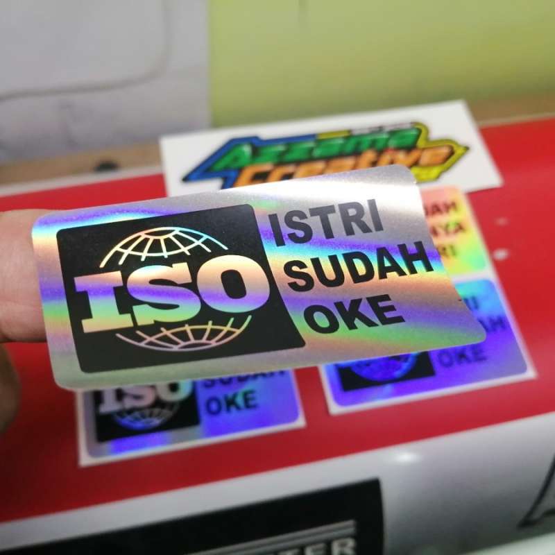 Jual Azzama Stiker Hologram SNI Sudah Nanya Istri dan ISO Istri Sudah ...