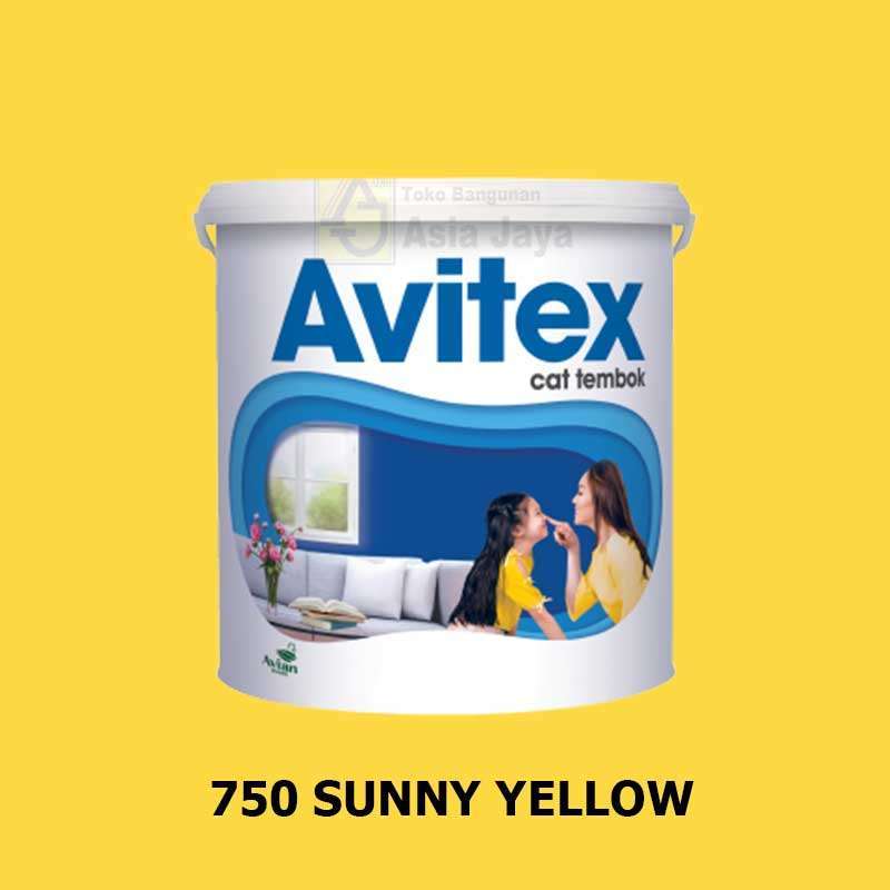 Promo Cat Tembok Interior Avitex 5 kg (Base - Tinting) - 750 Sunny ...