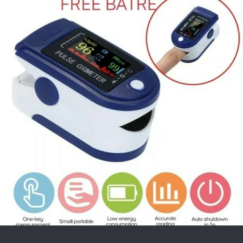 Jual Oxymeter fingertip pulse alat mengukur jantung dan oksigen dalam ...