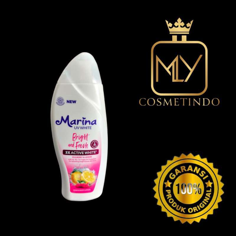 Jual Marina Hand Body Lotion UV White 185ml [Produk Dijamin Ori dan ...