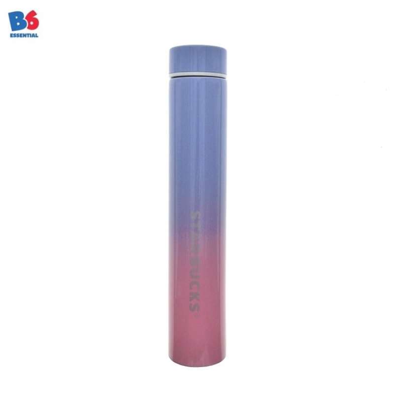 Promo Vacuum Flask Starbucks Slim 250 Ml Gradasi Purple Pink - Botol ...