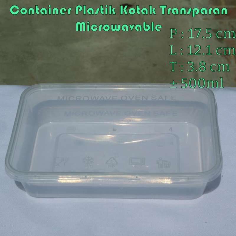 Jual Kotak Makanan Plastik Thinwall Meiji RT 500 ml isi 500 pcs di ...