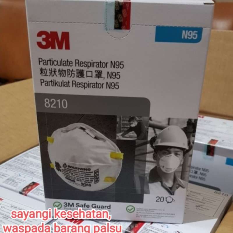 Jual Masker N95 8210 Merk 3m Khusus Pemakai Langsung Per Box Di Seller Albinka Store - Wanasari ...