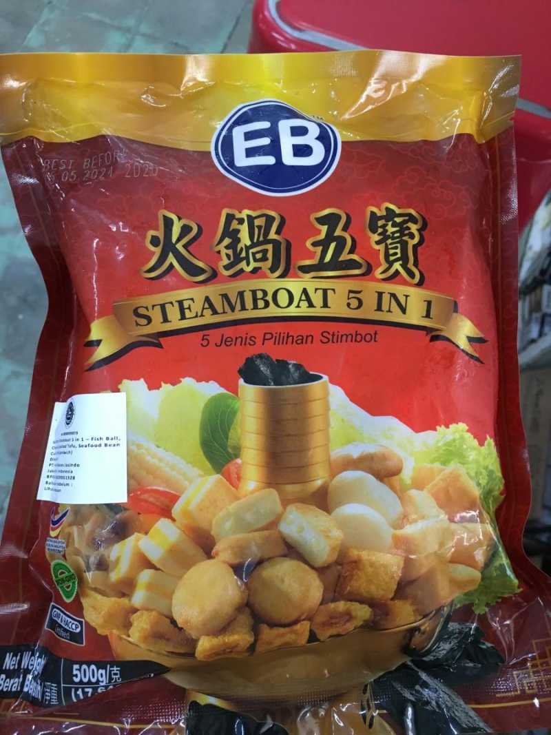 Jual eb steamboat 5 in 500 gr ikan olahan di Seller Mrbenshope - Madras ...