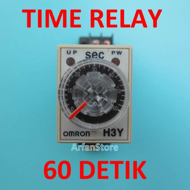 Promo Jual TDR 60 Detik Time Delay Relay Timer Penunda Waktu AC 220V ...