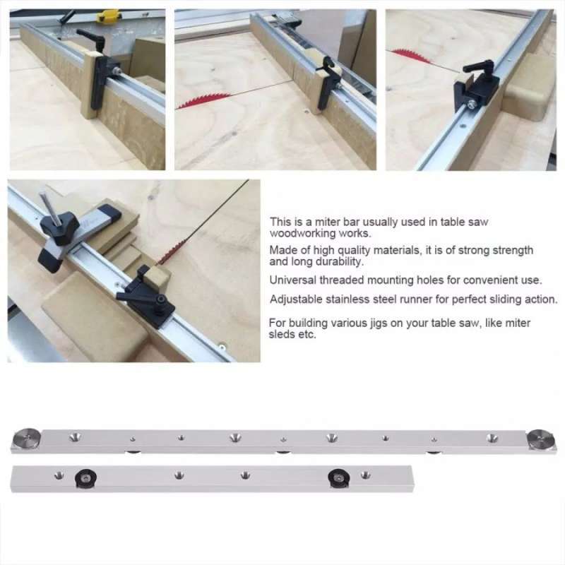 Promo Bar Slider / Miter Bar Slider Table Saw 30 Cm Diskon 23% Di ...