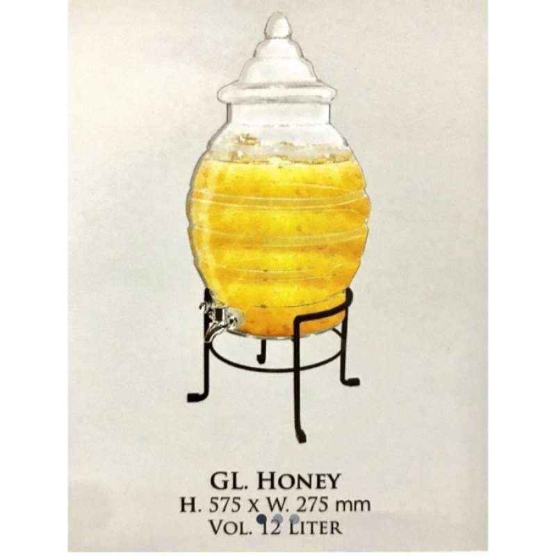 Jual Galon /Dispenser Kaca Bening Honey 12 Liter di Seller MMT Garko ...