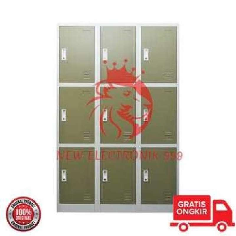 Jual Loker 9 Pintu Putih / Hijau LOCKER 9 DOOR D54 WHITE GREEN (U/2) di ...