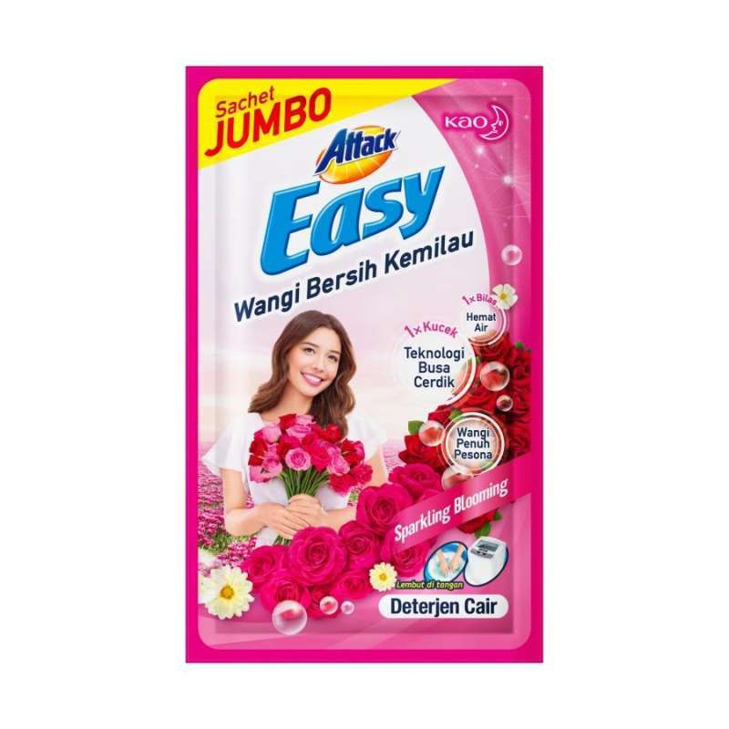 Jual Attack Easy Sachet Jumbo 40ml Isi 6Sachet di Seller Jumbo Toserba ...